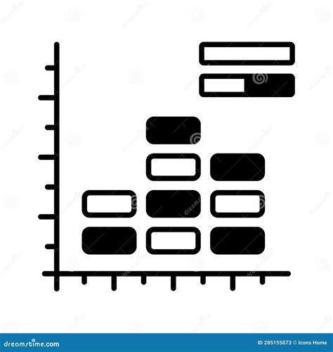 Histogram Chart Icon Financial Graph Vector 221246037