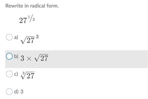 [rewrite In Radical Form] Grade 11 Functions R Askmath
