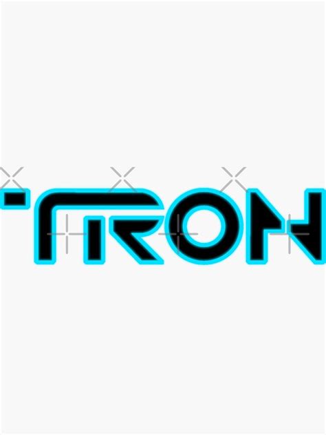 Tron Logo Sticker For Sale By Tnsamhooker Redbubble