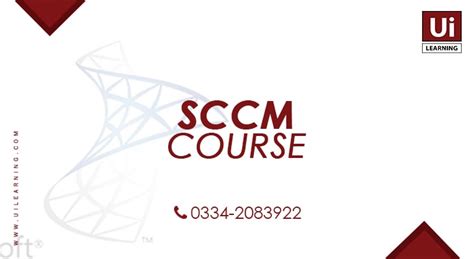 Sccm Course Training In Karachi