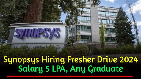 Synopsys Hiring Fresher Drive 2024 For Devops Intern Technical Job