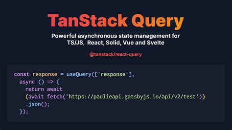 Tanstackreact Query