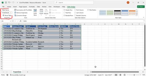 Excel Pivottables For Freelancers Optimize Your Time And Resources Across Multiple Projects