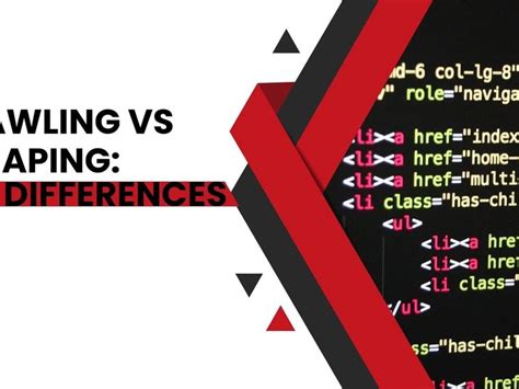 Crawling Vs Scraping The Differences