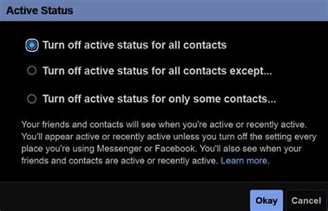 Facebook How To Hide Your Active Status Technipages