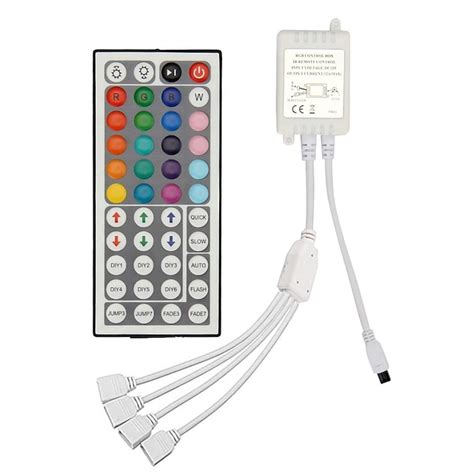 New Design Of High Quality IR 44 Key RGB Controller Four Way Integrated Outlet Controller Of