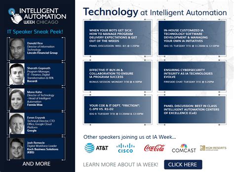 It At Intelligent Automation Week Intelligent Automation