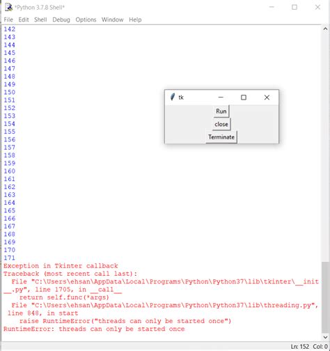 Python 3x I Get This Error Runtimeerror Threads Can Only Be