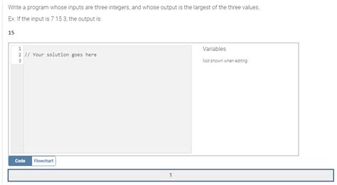 Solved Write A Program Whose Inputs Are Three Integers And