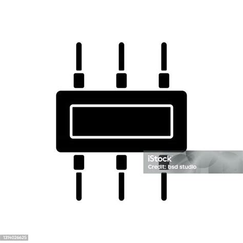 커넥터 블랙 글리프 아이콘 개념에 대한 스톡 벡터 아트 및 기타 이미지 개념 개체 그룹 검은색 Istock