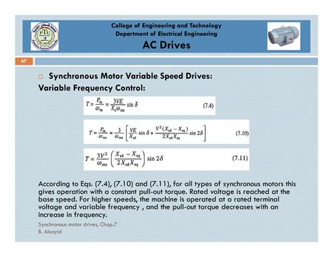 Solution Synchronous Motor Variable Speed Drives Variable Frequency