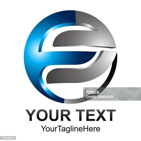초기 문자 F 로고 디자인 서식 파일 요소 색된은 파란색 원 사업 및 회사 정체성에 대 한 0명에 대한 스톡 벡터 아트 및 기타 이미지 0명 구 깨끗한 Istock