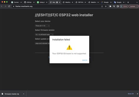 Bug Flash Installation Failed On Lora32 Version Tiora V2 1 16
