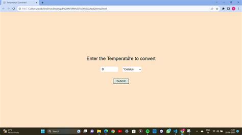 Rathnammolla Neha Reddy On Linkedin Bharat Intern Task 2 Temperature