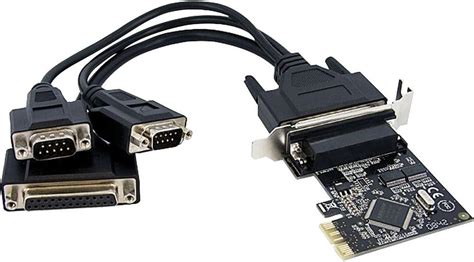 Amazon Com StarTech Com 2S1P PCI Express Serial Parallel Combo Card With Breakout Cable