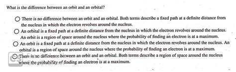 solved what is the difference between an orbit and an