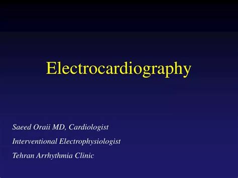Ppt Electrocardiography Powerpoint Presentation Free Download Id 5026068