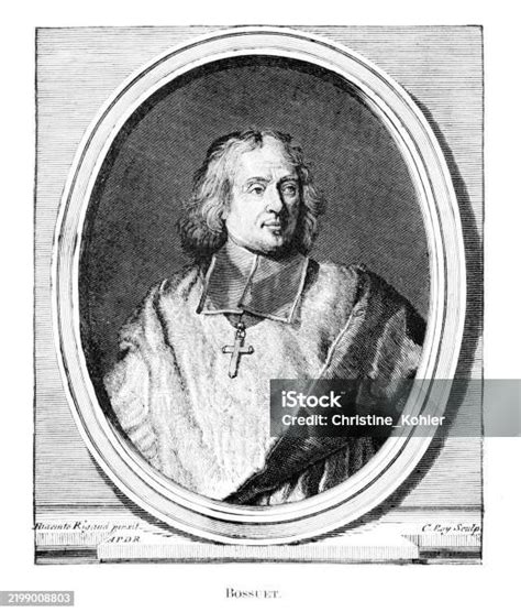 자크 베니뉴 리넬 보쉬엣 초상화 프랑스 주교 17세기 프랑스 역사와 기독교 교회 역사 17세기에 대한 스톡 벡터 아트 및 기타 이미지 17세기 골 서유럽 골동품