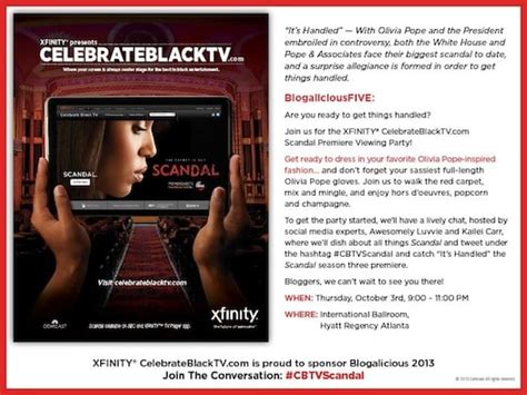I Ve Partnered With Comcast S Xfinity For Scandal Coverage Awesomely Luvvie