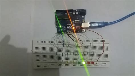 Led Chaser Using Arduino Uno Youtubeshorts Electronics Youtube