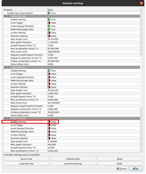 Laser Head Not Homing And Get Position Not Reading 0 Community Laser Talk Lightburn Software