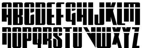 Vindicator Laser Font