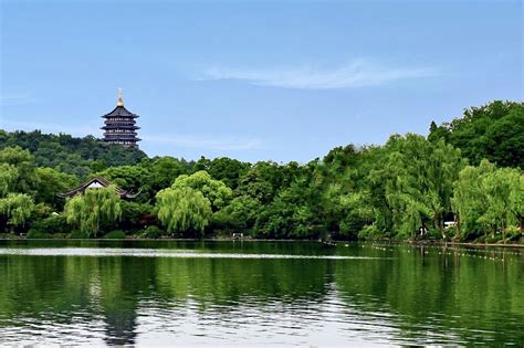 杭州景点图片 简笔画 西湖 大山谷图库