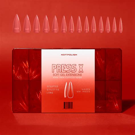 Press X Tip Case 630 Pcs Notpolish Inc