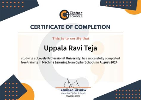 uppala raviteja on linkedin datascience machinelearning python cipherschools ai