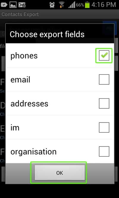 how to extract android contacts to csv file import android contacts
