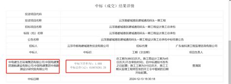 超6亿元中标！5500万吨年！中国电建联合体总承包广东云浮砂石矿配套码头一期工程 中国砂石骨料网中国砂石网 中国砂石协会官网