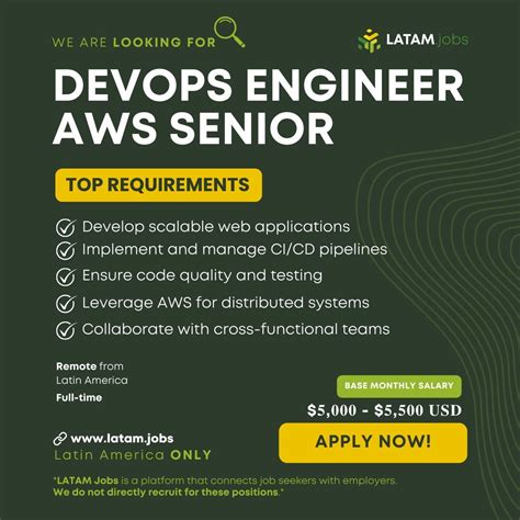 Devopsengineer Aws Python Remotework Techjobs Latamjobs
