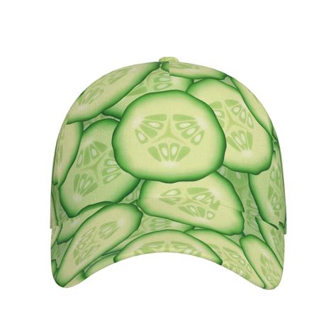Baseball Cap Cucumber Pattern Funny Trucker Hats Women Dad Hat For Workouts Baseball Hat