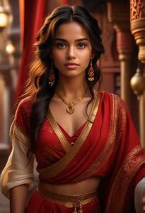 Jasmine From Aladdin Red Outfit Face Swap ID 2928810