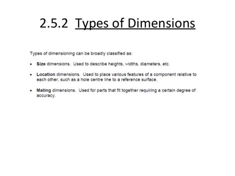 Types Of Dimensioning In Engineering Drawing At