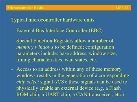 Ppt Microcontroller Basics Mp2 1 Powerpoint Presentation Free