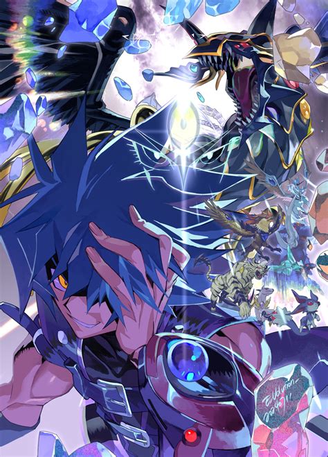 Johan Andersen Yubel Crystal Beast Ruby Carbuncle Crystal Beast Amethyst Cat Crystal Beast