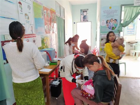 ပင်းတယမြို့နယ်အတွင်းရှိ အသက် ၂ လ မှ ၂ နှစ်အောက် ကလေးများအား ကာကွယ်ဆေး ထိုးနှံ တိုက်ကျွေး