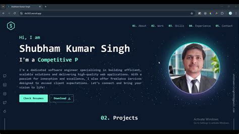 React Tailwindcss Mantinedev Tablericons Magicui Webdevelopment Shubham Kumar Singh