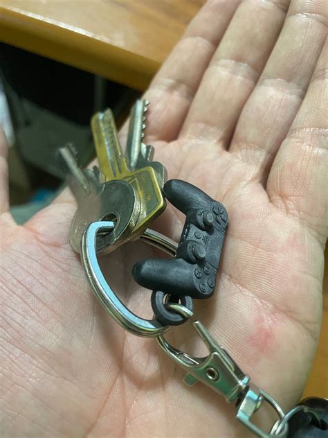 Stl File Ps4 Gamepad Keychain Or Earring Stl 🗝️ ・3d Printable Model To Download・cults