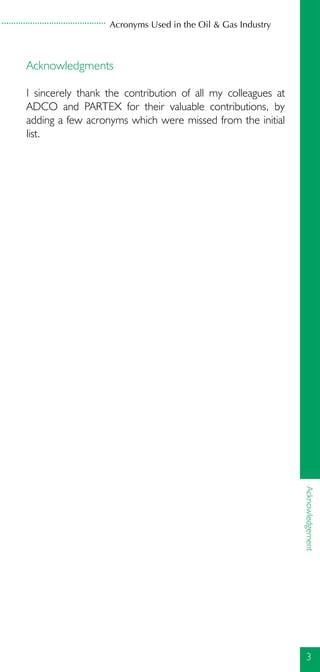 Acronyms Gas And Oil Industry PDF