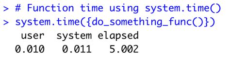 Running Time Of R Code And Function Spark By Examples