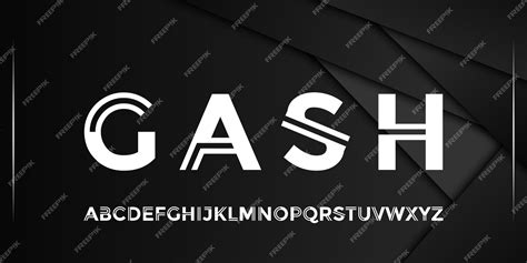 Premium Vector Futuristic Modern Geometric Alphabet Font Luxury And Elegant Font Display