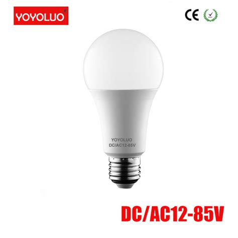 Led Bulbs Dcac 12v 24v 36v 48v E27 Lamps 3w 6w 9w 12w 15w 18w For