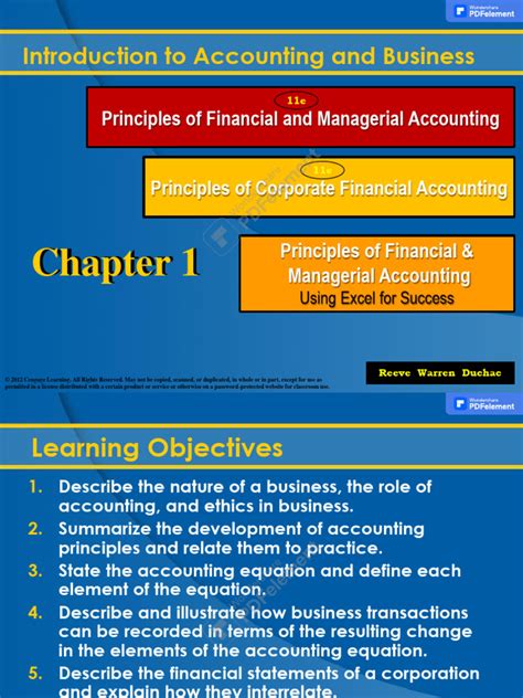 Chap 1 Introduction To Accounting And Bu Download Free Pdf Generally Accepted Accounting