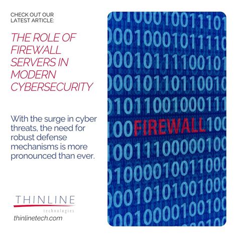 How Firewalls Protect Sensitive Information And Systems Thinline Technologies Posted On The
