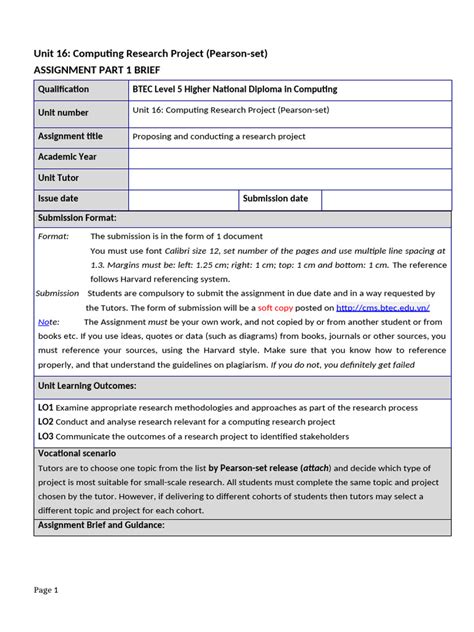 Computing Research Project Guidelines Pdf Artificial Intelligence