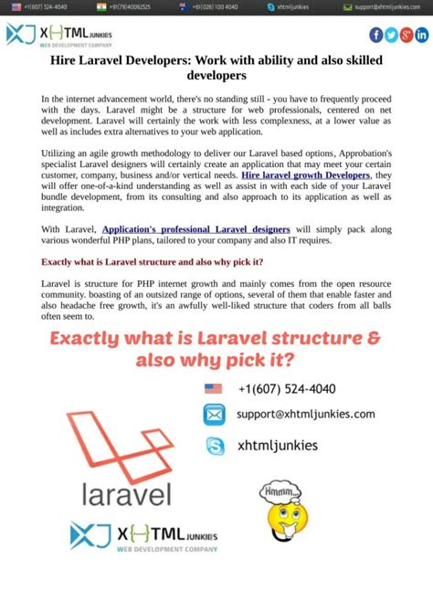 Ppt Hire Laravel Developers Powerpoint Presentation Free Download