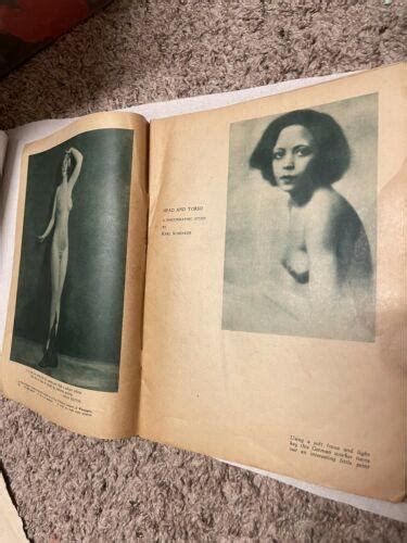 Art Photos 1920s Old Vintage Early Risqué Nude Nudes Models Magazine