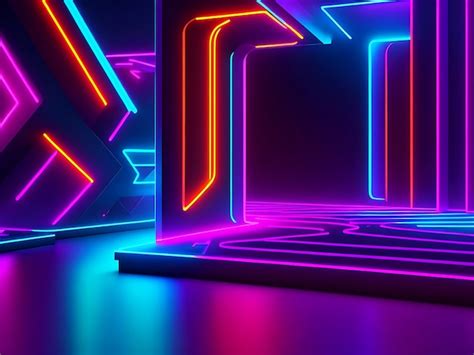 Premium Photo 3d Rendering Abstract Background Ai Generator